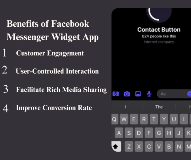 Facebook Messenger Widget App For Any Website